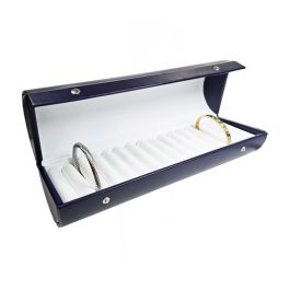 EURO BLUE HARD BANGLE CASE - Jewelry Display Inc