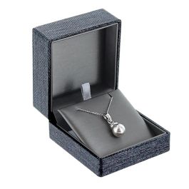 CHARCOAL GREY PENDANT BOX - Jewelry Display Inc
