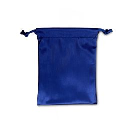 BLUE LINEN LEATHERETTE POUCH (DOZ) - Jewelry Display Inc