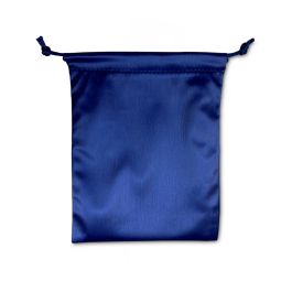 BLUE LINEN LEATHERETTE POUCH (DOZ) - Jewelry Display Inc