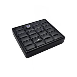 BLACK LIGHTWEIGHT 12 RING - Jewelry Display Inc