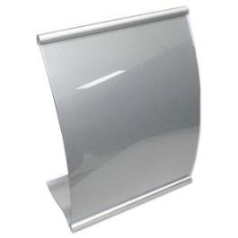 SILVER SIGN HOLDER -8-1/2 x 11 - Jewelry Display Inc