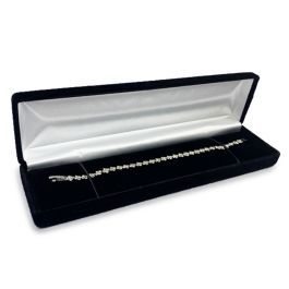 BLACK VELVET BRACELET BOX - Jewelry Display Inc