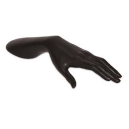 BLACK PLASTIC HAND FORM - Jewelry Display Inc