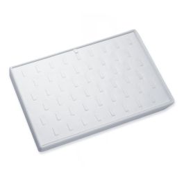 ECONOMY WHITE 51 RING CLIP TRAY - Jewelry Display Inc