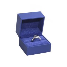 BLUE/BLUE RING BOX - Jewelry Display Inc