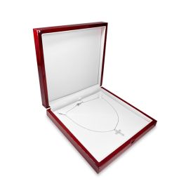 DELUXE ROSEWOOD NECK BOX - Jewelry Display Inc