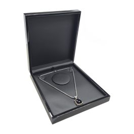 DELUXE BLACK NECKLACE BOX - Jewelry Display Inc