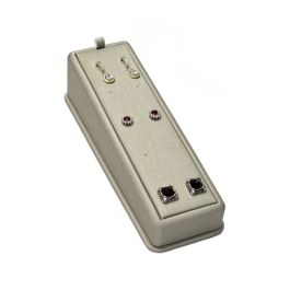 METALLIC BEIGE EARRING RAMP - Jewelry Display Inc