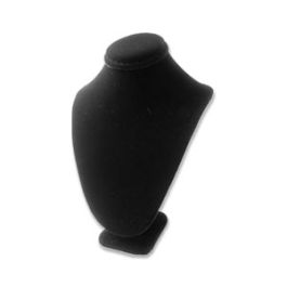Small Black Velvet Necklace Display - Wholesale neck form - Jewelry ...