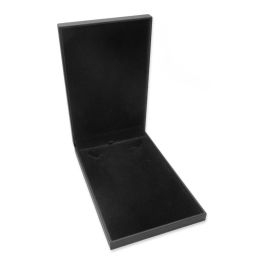 DELUXE MATTE BLACK NECKLACE BOX - Jewelry Display Inc