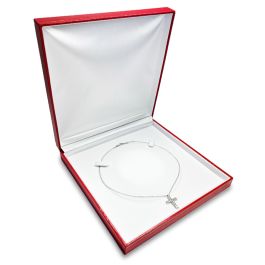 RED NECKLACE BOX - Jewelry Display Inc