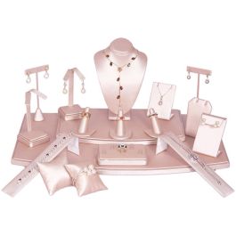 STEEL PINK DISPLAY SET - Jewelry Display Inc